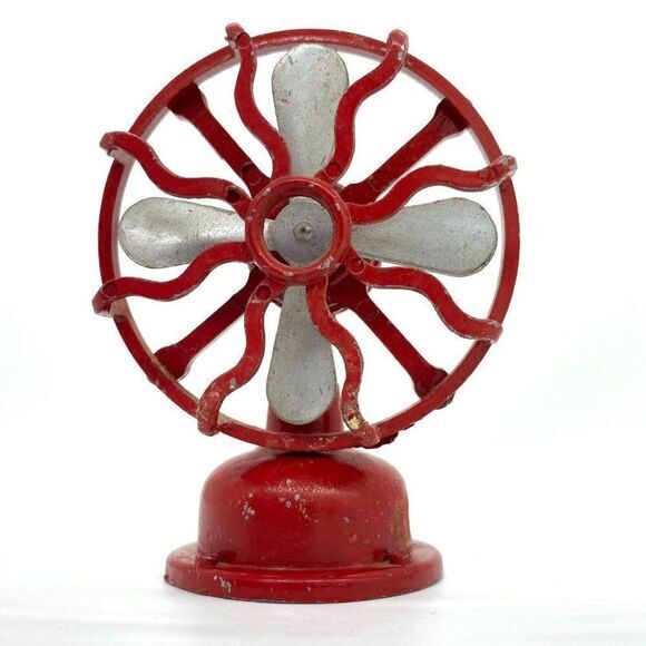 Vintage | Accents | Vintage Diecastred Enamel Fan Pencil Sharpener ...